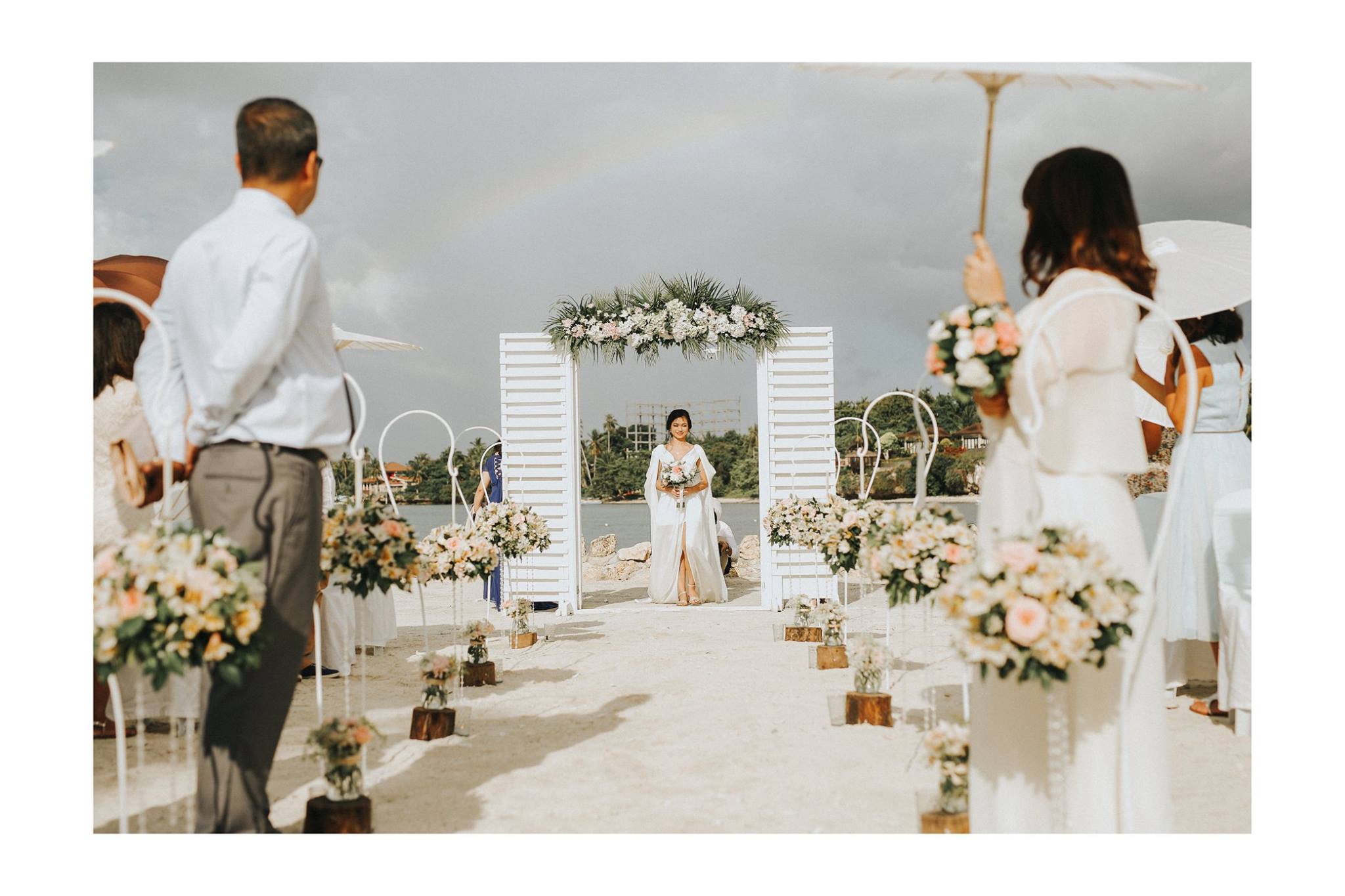 Allan & Divina's An All White Beach Wedding in Bohol Photo 69259