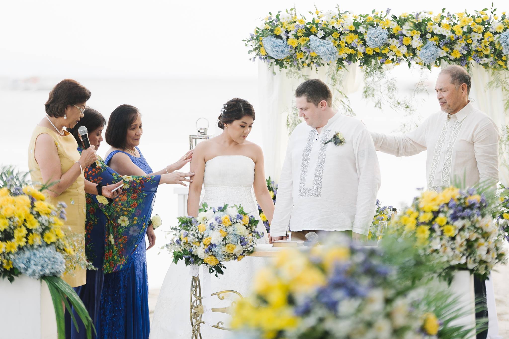 Neil & Maria's A Blue Themed Beach Wedding in Bohol Photo 69328