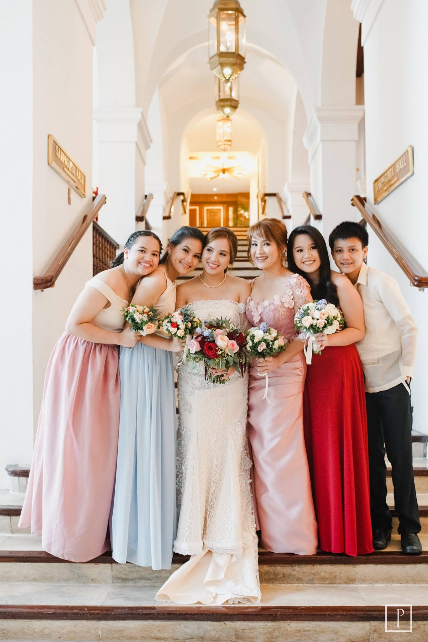 Richie & Kyle's A Pink, Light Blue And Red Church Wedding in Manila ...