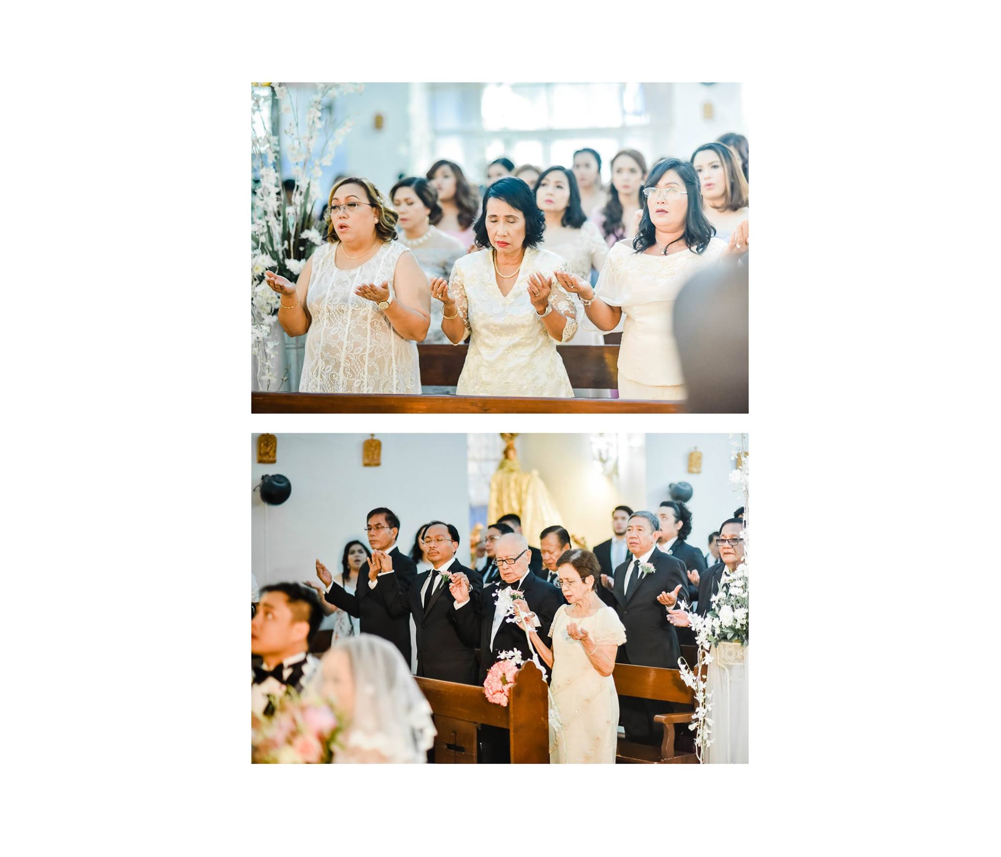 Anjo & Amy's A Pink And Grey Themed Church Wedding in Manila Photo 47675