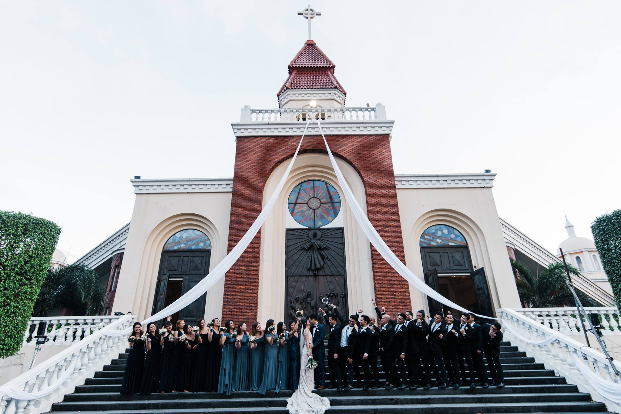 Jay & Lau's A Navy Blue Themed Church Wedding in QC Photo 84401