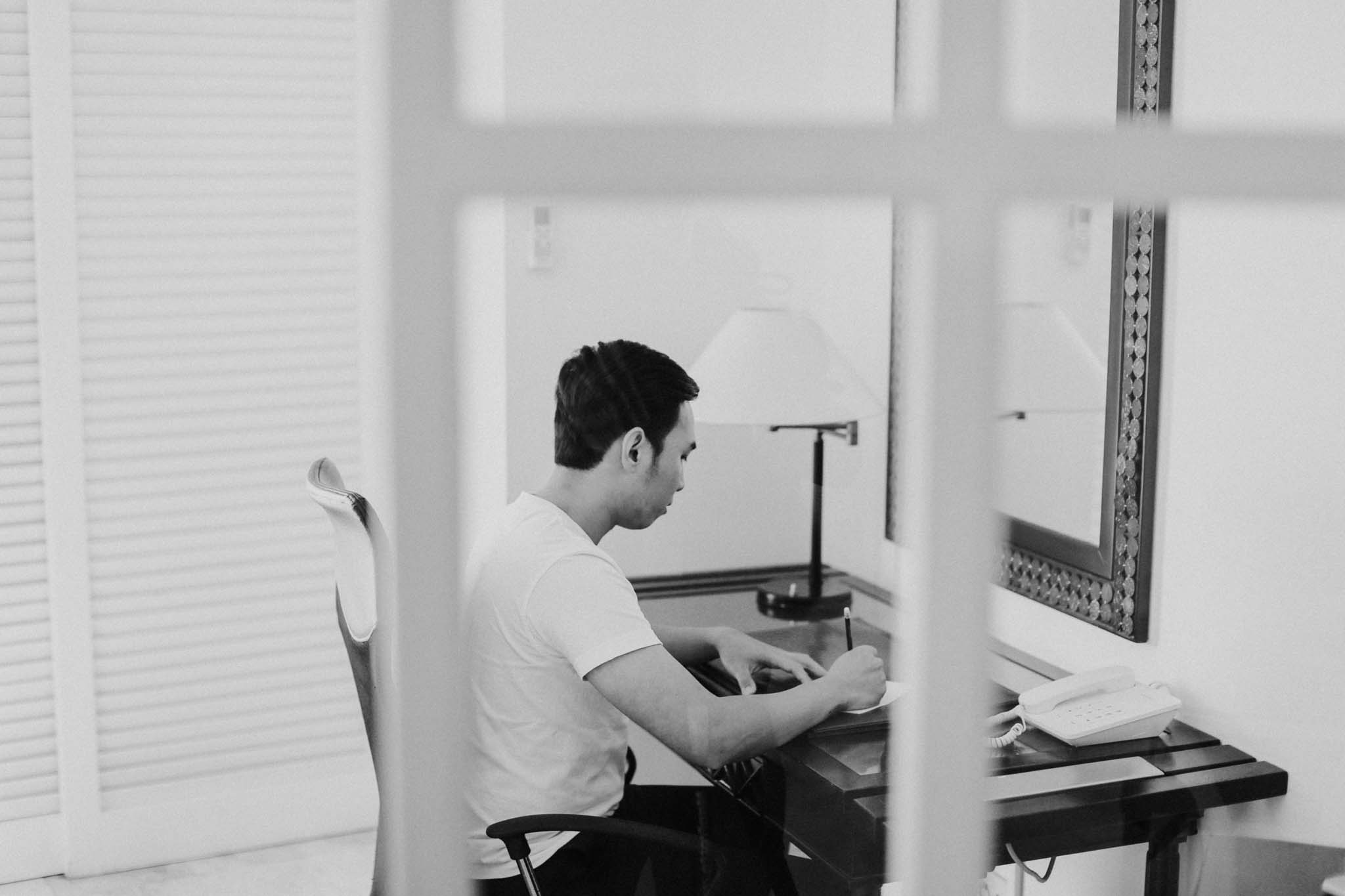 Francis & Kaycee's A Navy Blue Themed Church Wedding In Muntinlupa ...