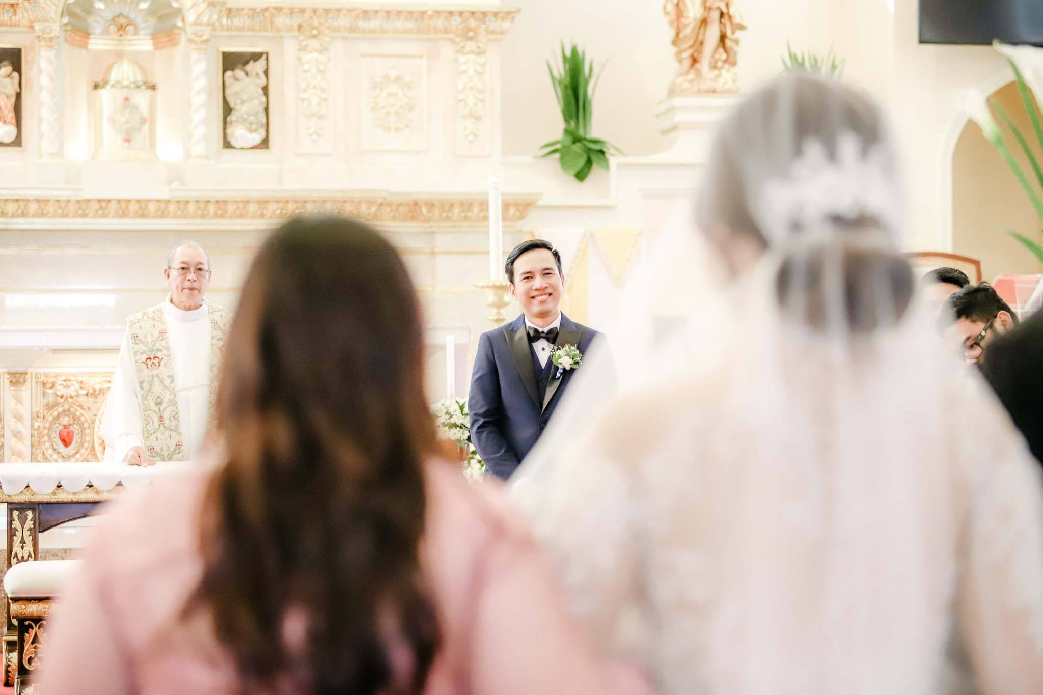 Francis & Kaycee's A Navy Blue Themed Church Wedding In Muntinlupa ...