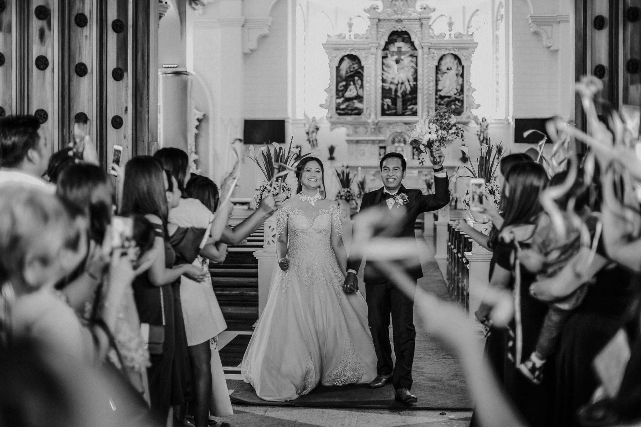 Francis & Kaycee's A Navy Blue Themed Church Wedding In Muntinlupa ...