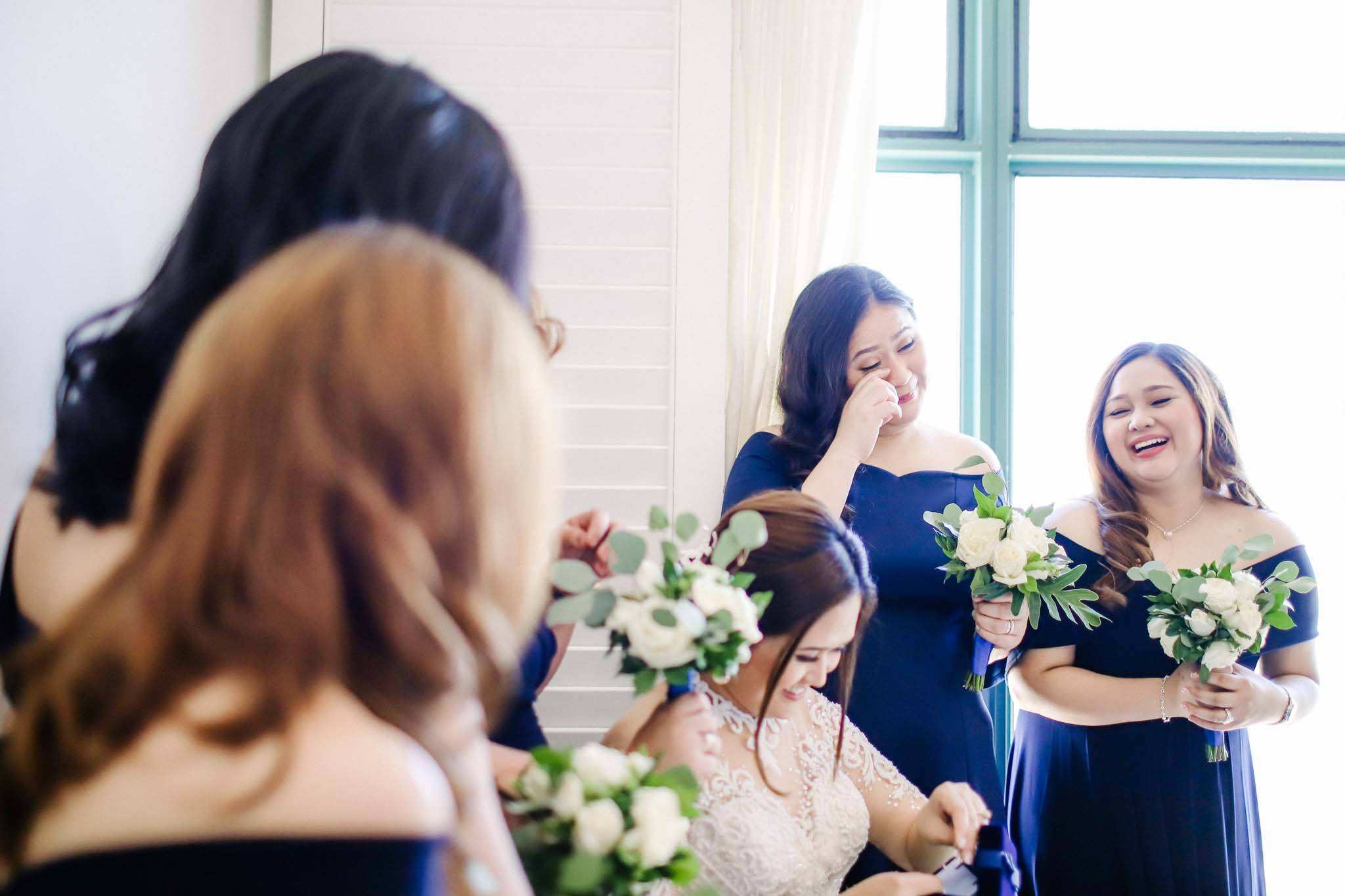 Francis & Kaycee's A Navy Blue Themed Church Wedding In Muntinlupa ...