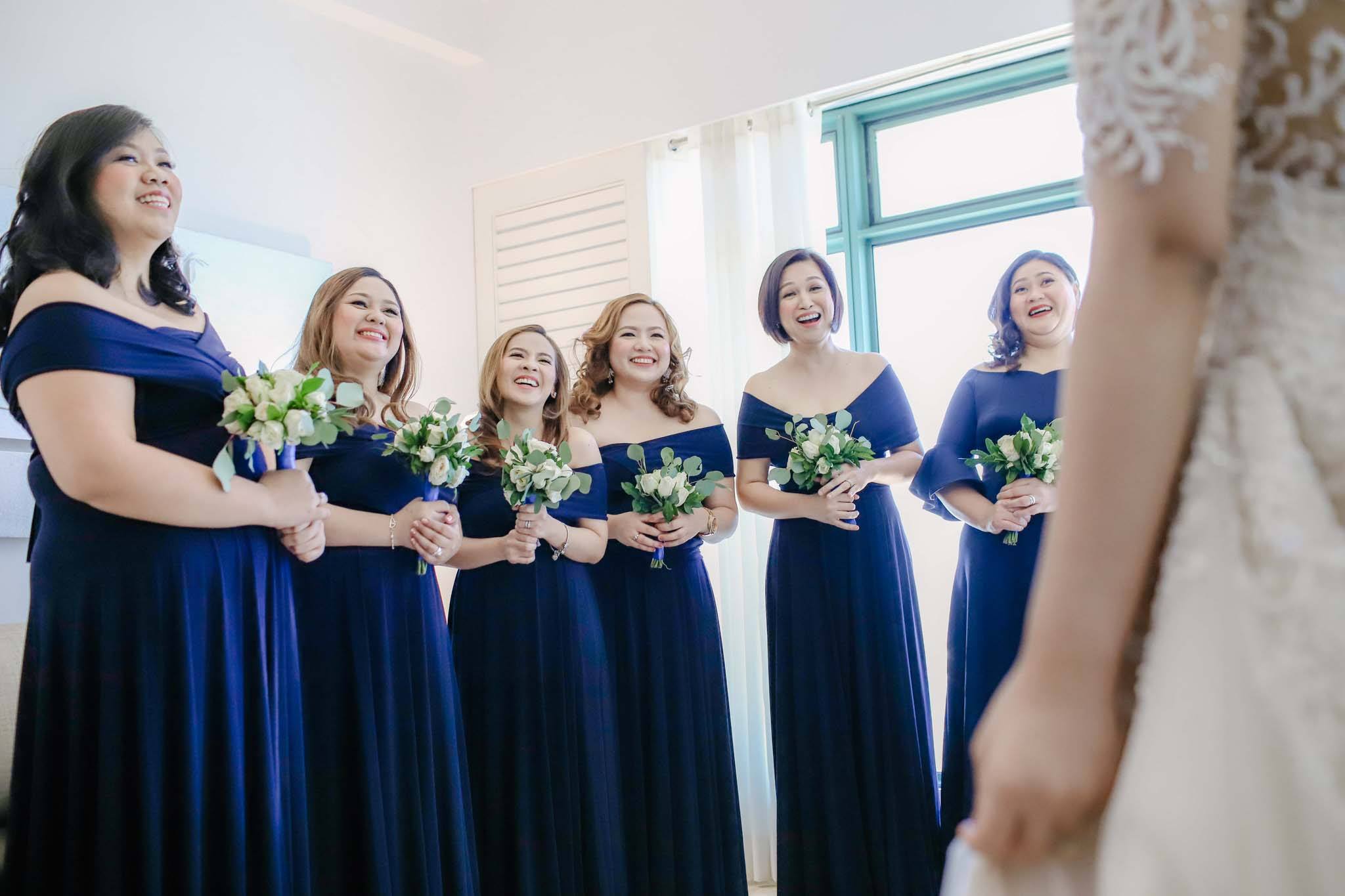 Francis & Kaycee's A Navy Blue Themed Church Wedding In Muntinlupa ...