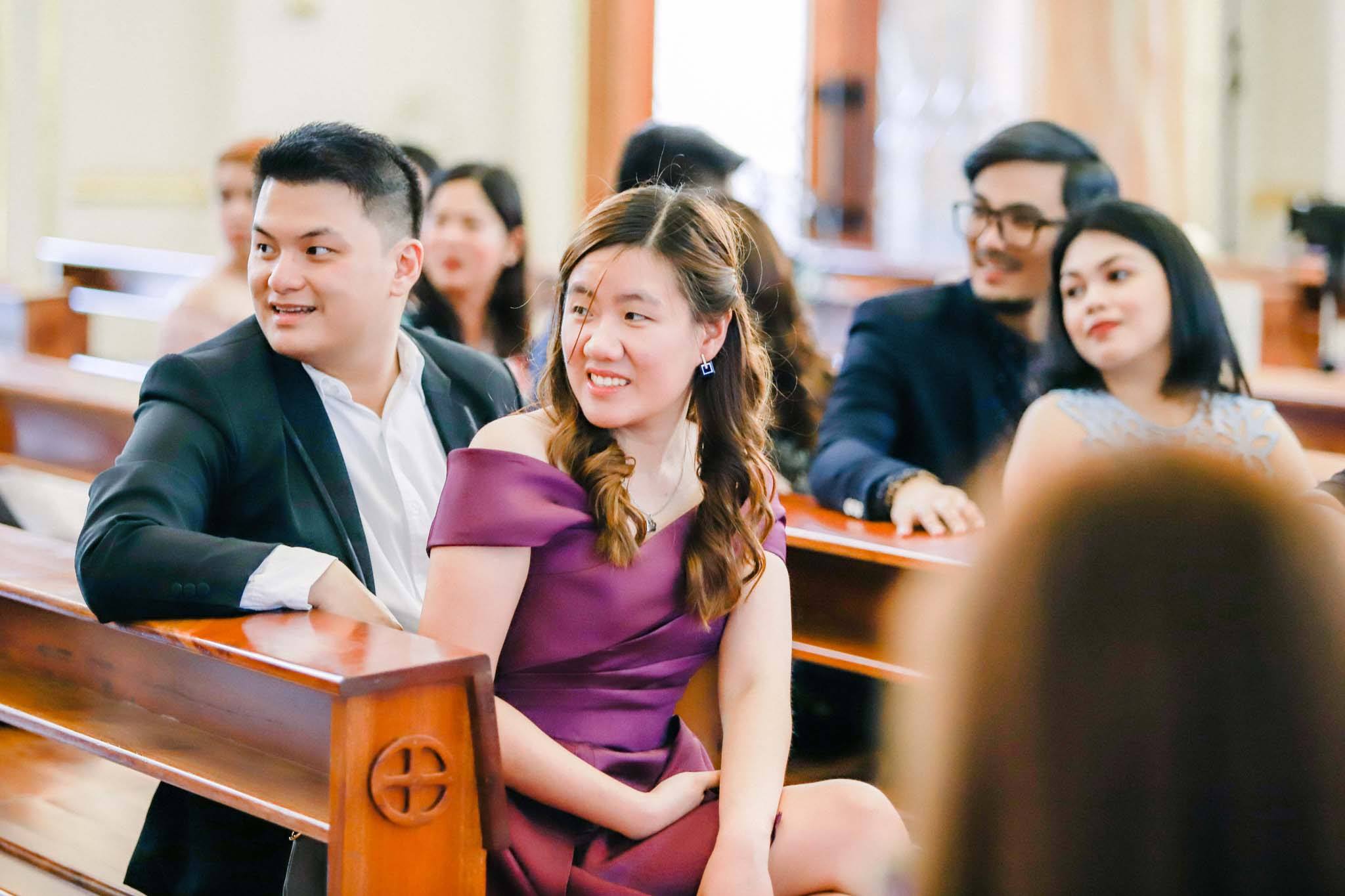 Francis & Kaycee's A Navy Blue Themed Church Wedding In Muntinlupa ...
